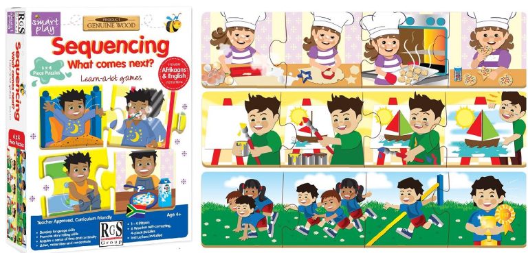 Sequencing (6 x 4pc storytelling puzzles) - Play2Learn