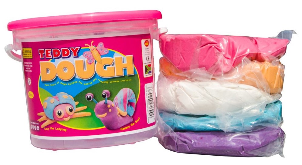 Teddy dough - pastels - Play2Learn